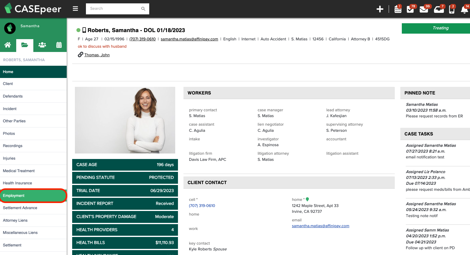 Add an Employer – CASEpeer