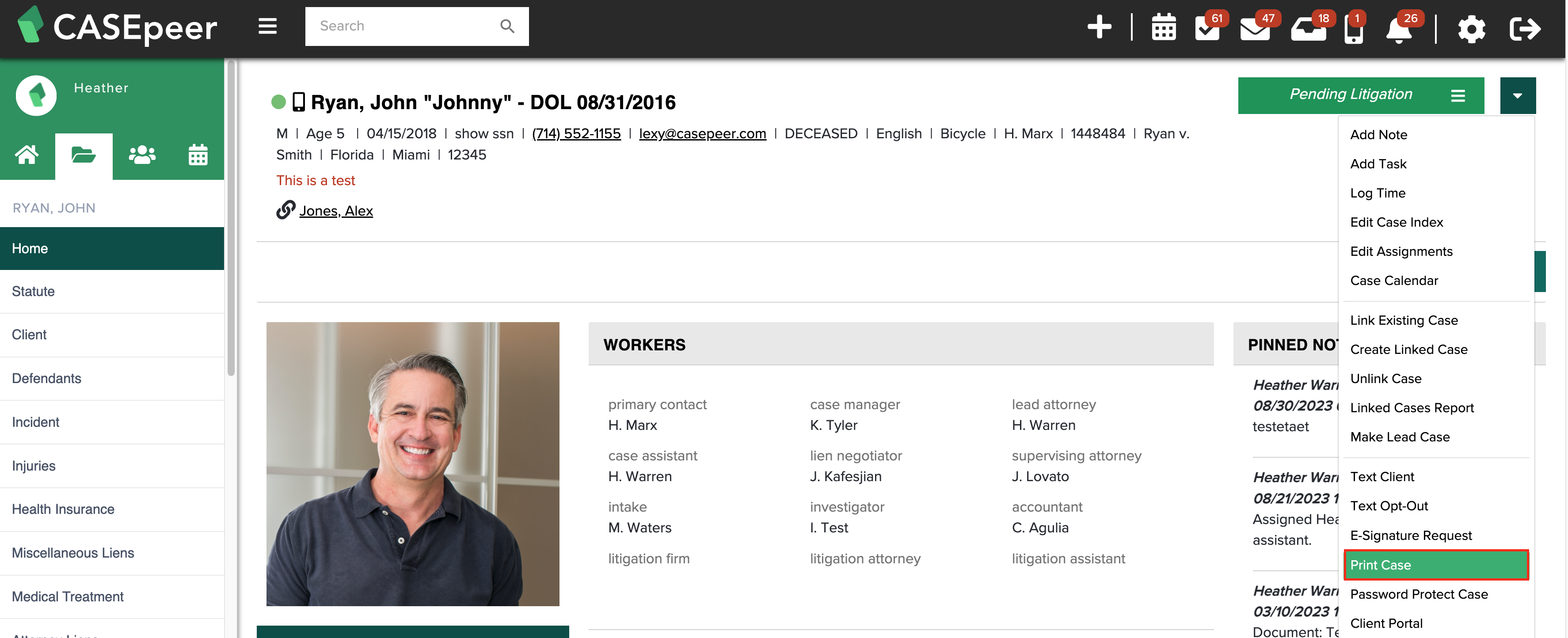 How Do I Share a Case? – CASEpeer