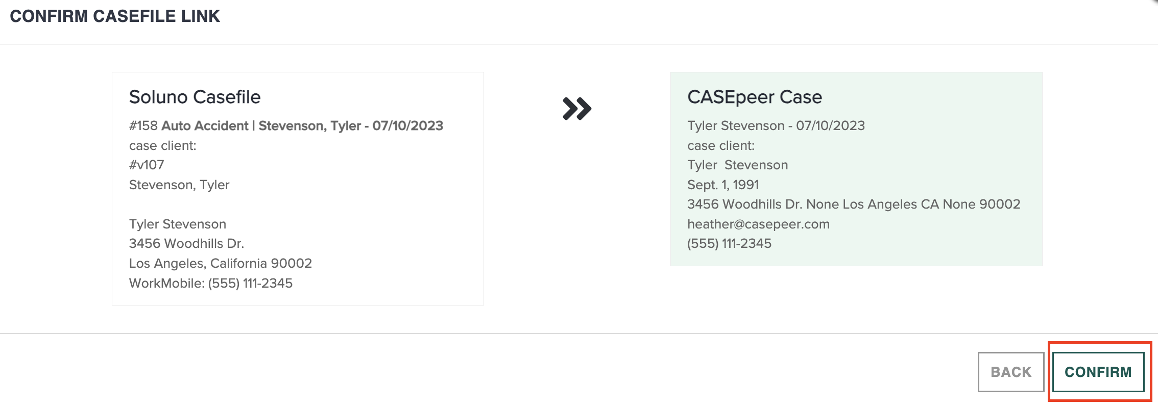 Connect an Exisitng Soluno Casefile – CASEpeer