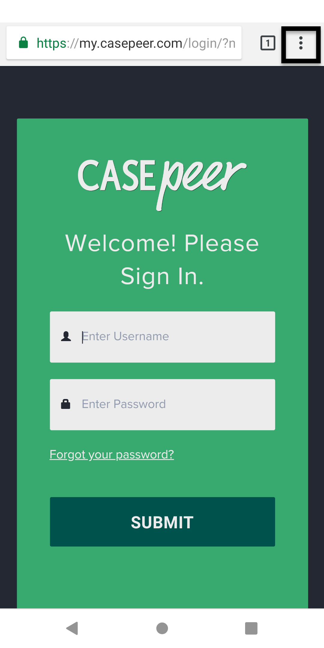 Save CASEpeer to the Home Screen of an Android – CASEpeer