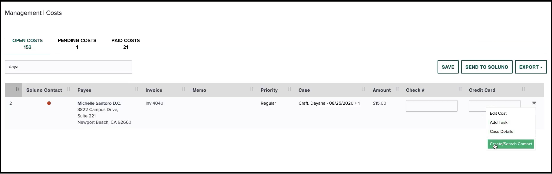 Connect a Soluno Vendor – CASEpeer