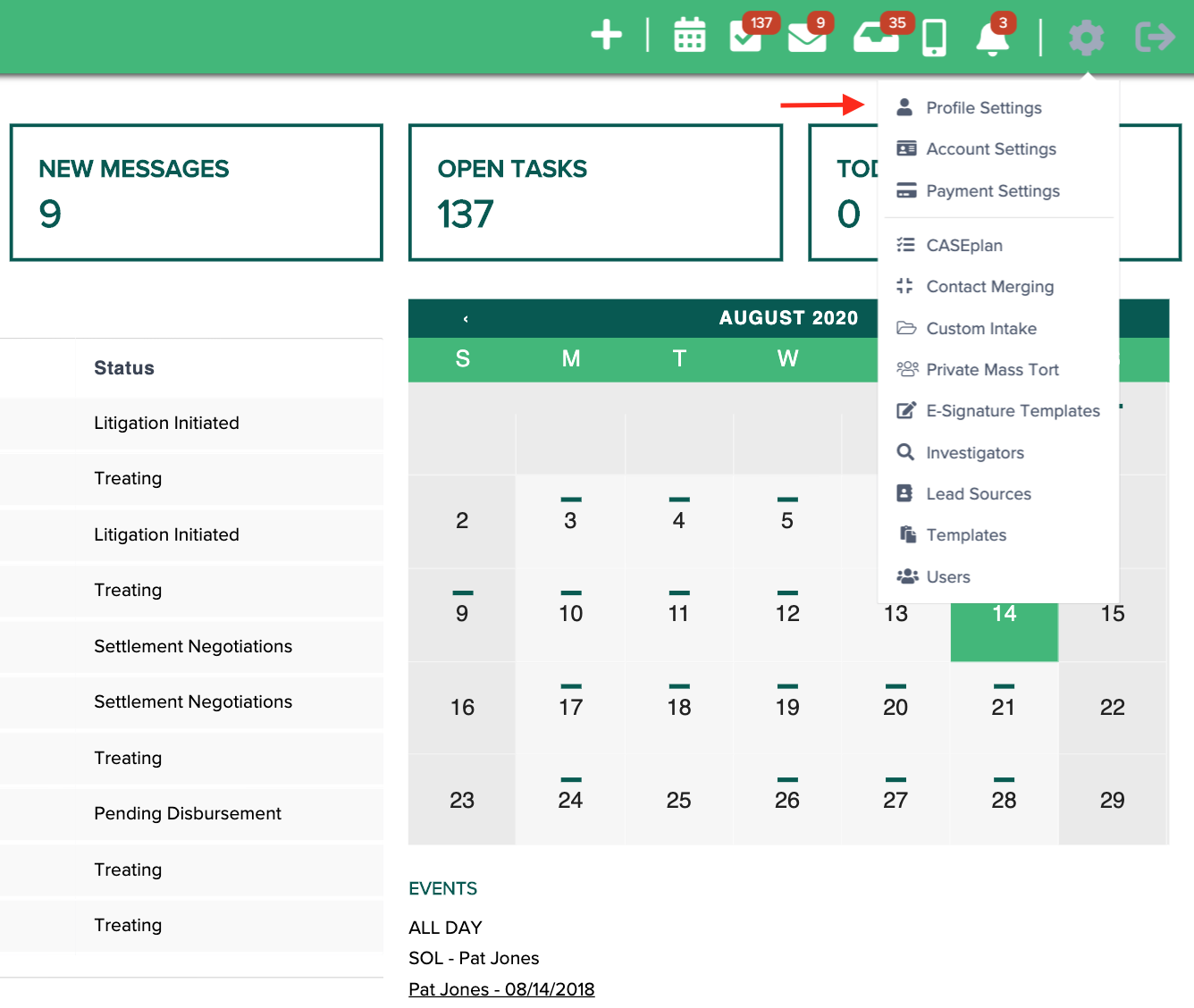 Update Your Password – CASEpeer