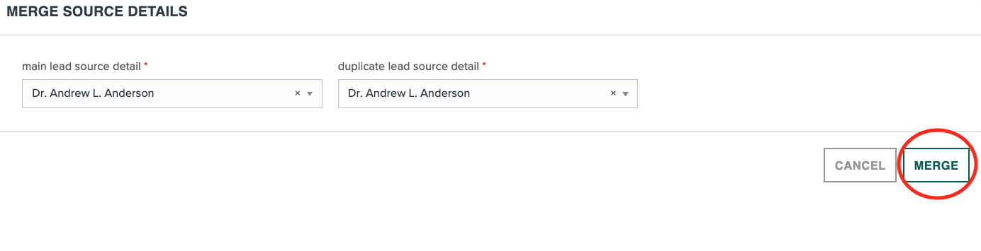 Merge a Source Type or Detail – CASEpeer