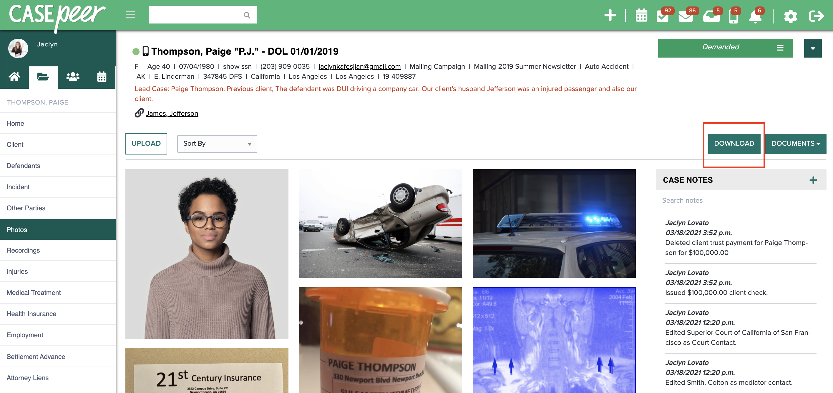 Download All Photos of a Case – CASEpeer