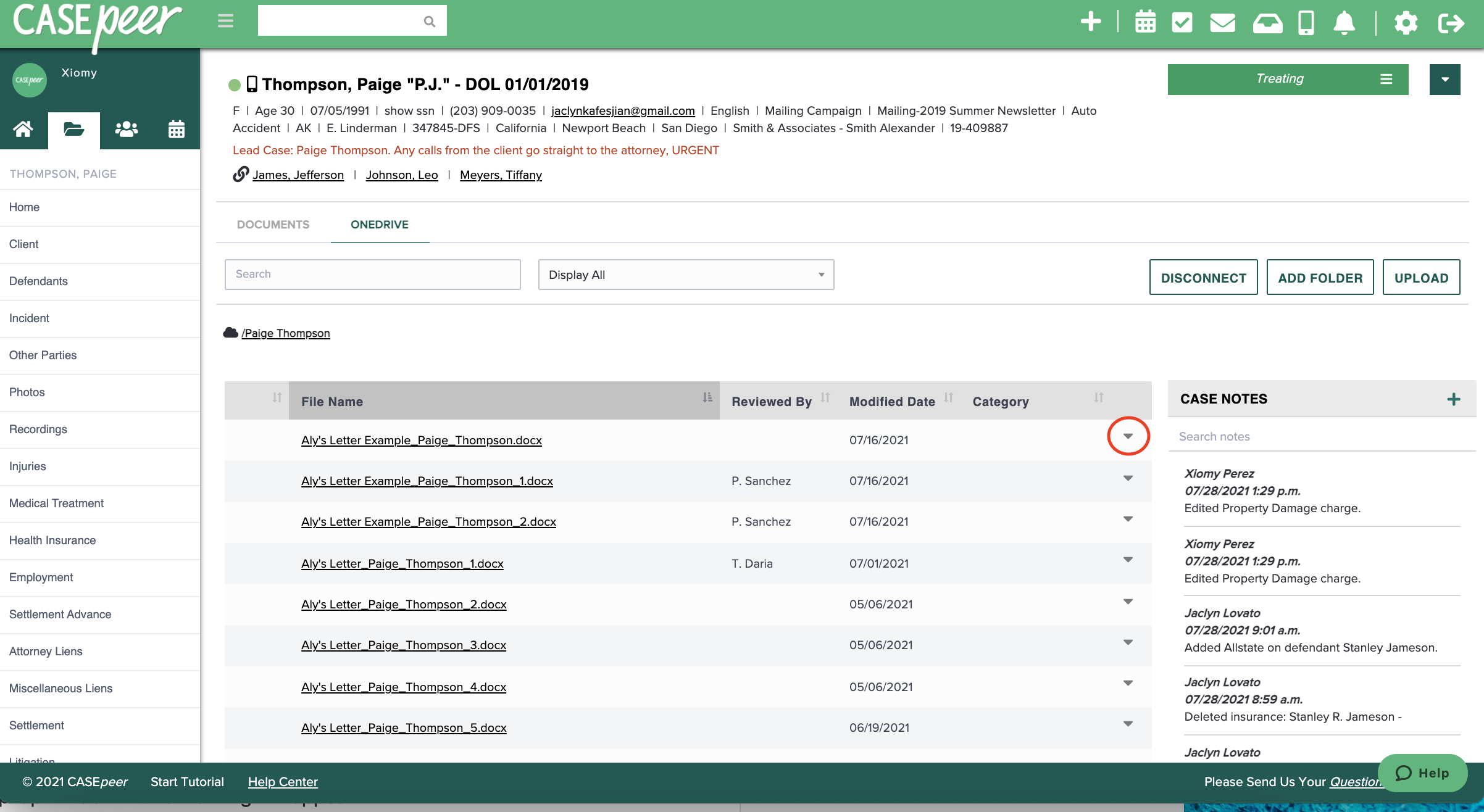 Delete a Document – CASEpeer