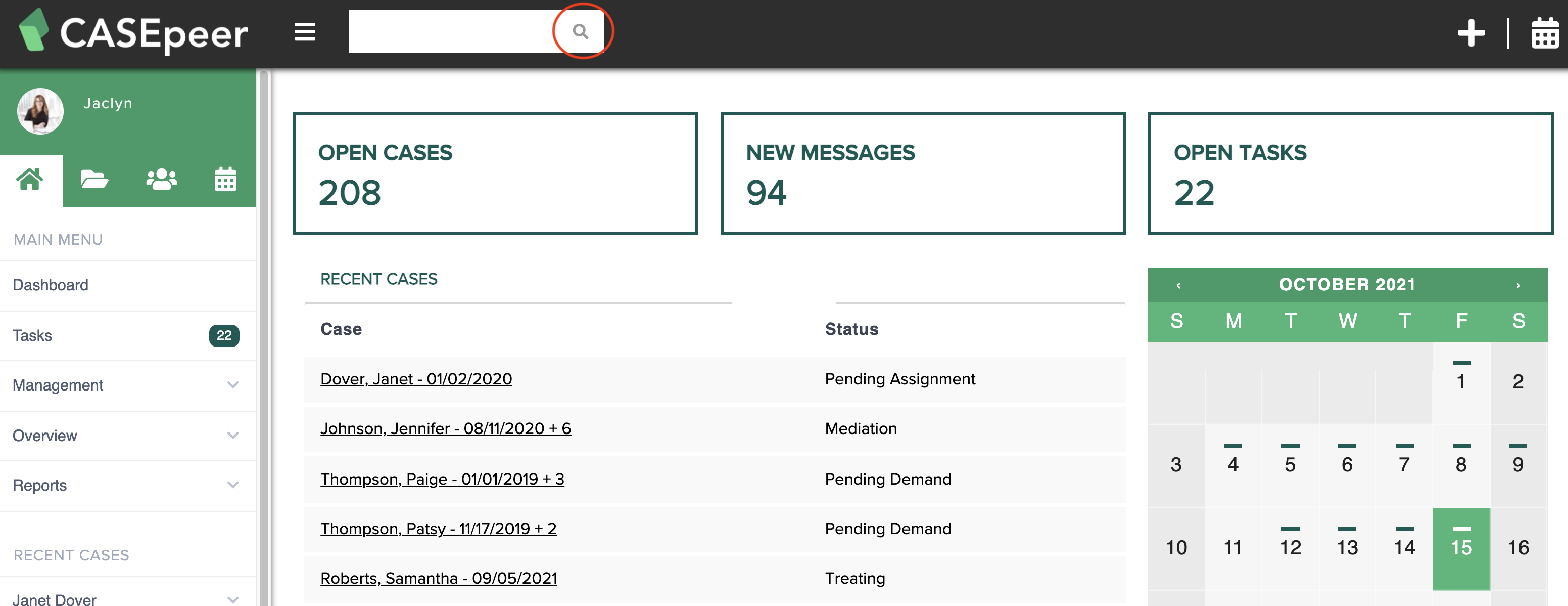 Document Search – CASEpeer