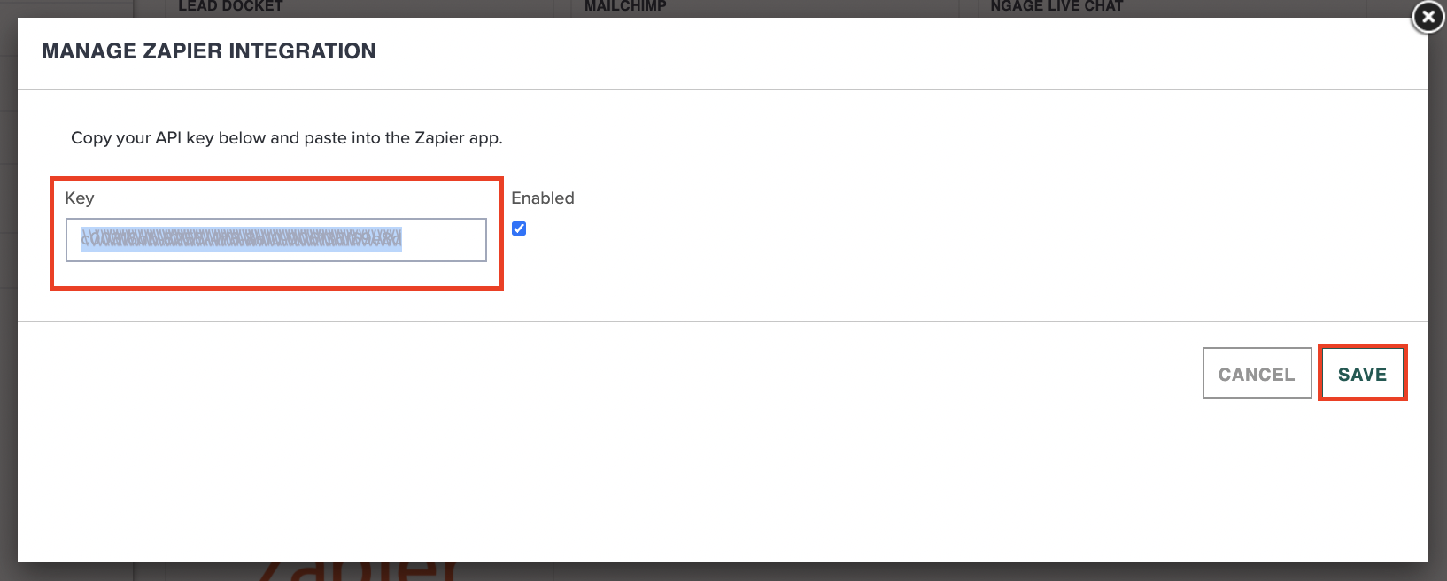 Activate the Zapier Integration – CASEpeer