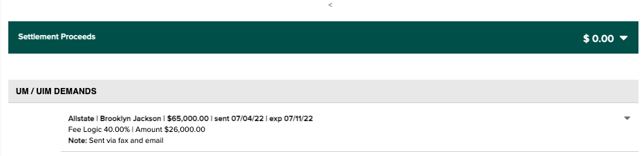 Add UM/UIM Demand – CASEpeer